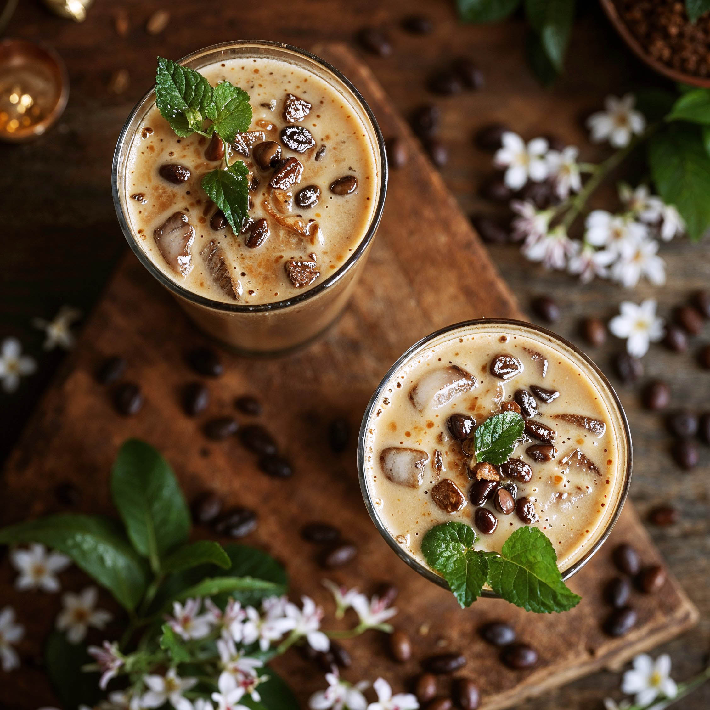 Mint ice coffee - Bebida - Receta | Cokare - Conscious Care